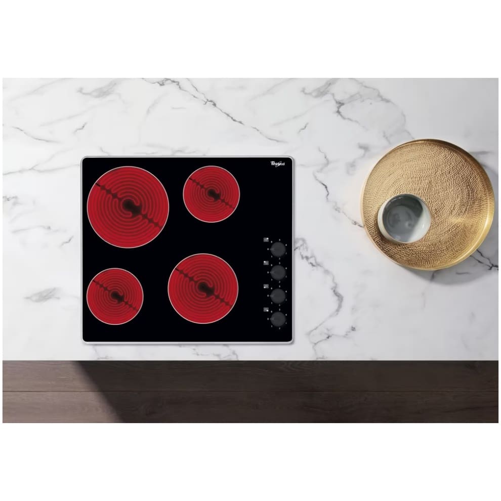 Whirlpool 60cm Electric 4 Zone Rotary Control Ceramic Hob | Valpys