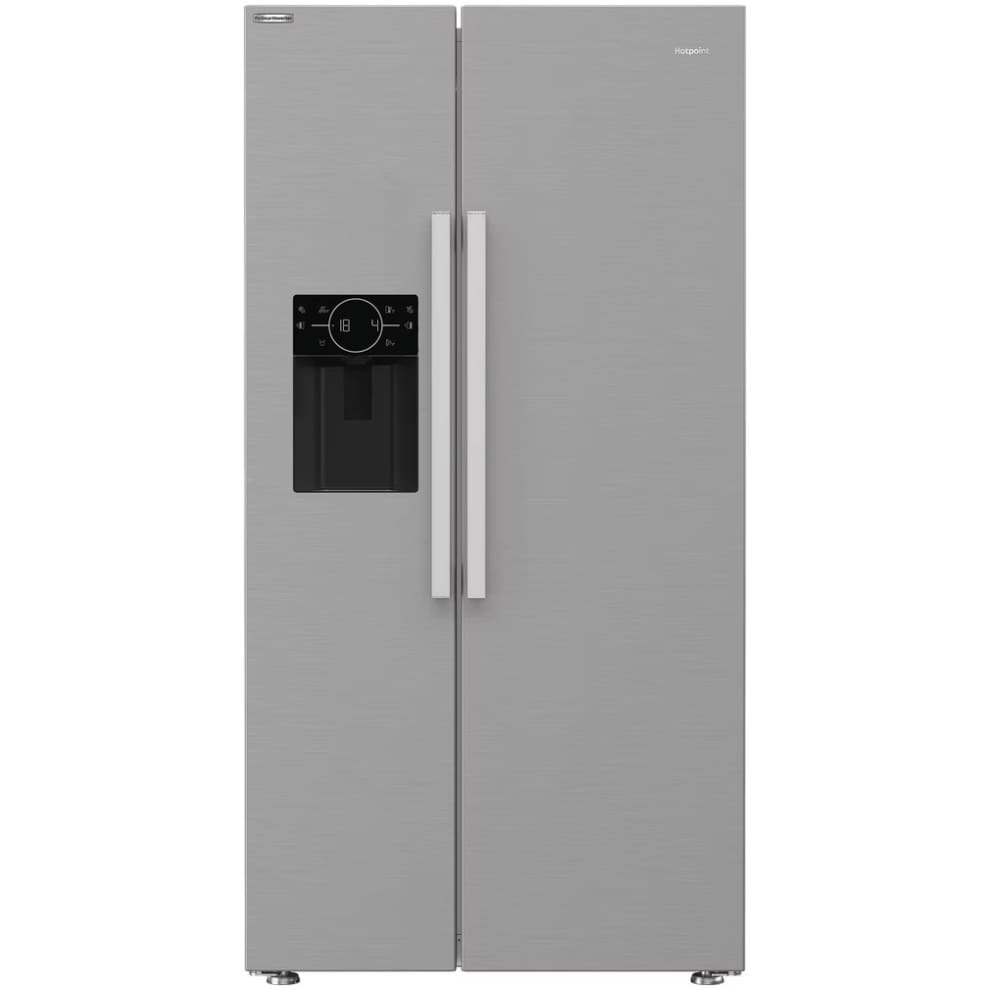 Hotpoint 90cm No Frost American Style Fridge Freezer with Water and Ice ...
