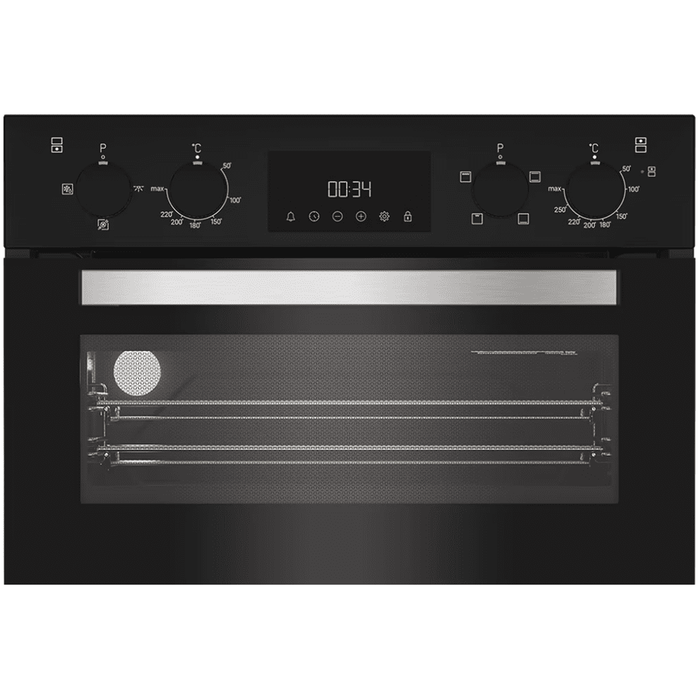 Hotpoint Built In Electric Fan Double Oven - Black | Valpys