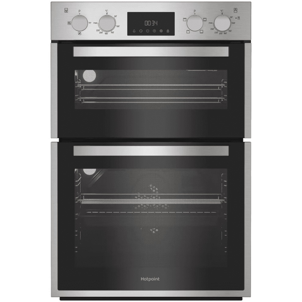 Hotpoint Built In Electric Fan Double Oven - Stainless Steel | Valpys