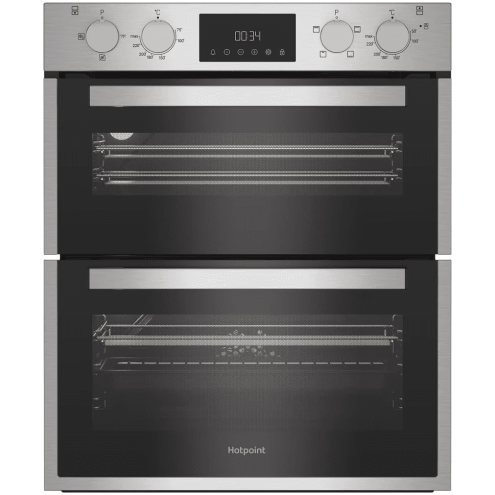 Hotpoint DUH10DIX Built Under Electric Fan Double Oven - Stainless ...